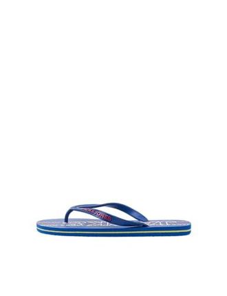 Jack & Jones Tongs pour homme Jfwlogo 2.0, Bleu nautique., 44/45 EU