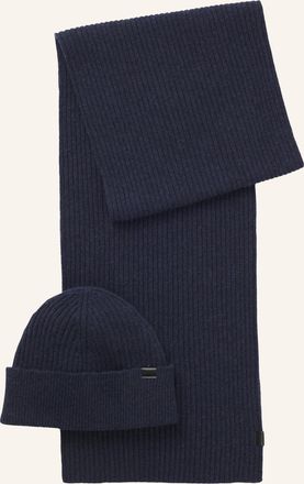 HUGO BOSS Strickschal Uboldi_Set blau
