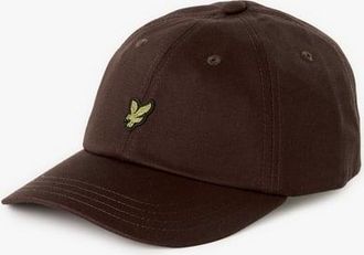 Lyle & Scott Baumwollgestickte Mütze - Brown