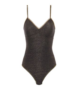 La Nouvelle Body Bretelles Georgia Lurex Noir