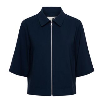 &Co Woman Ginni Jacke - - Jackets - Damen - Blau - 2XL