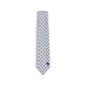 Barba Silk Floral Necktie - Blue