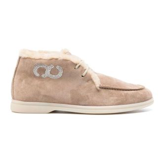 Casadei Femme, Chaussures, Brun, Taille: 39 EU Antilope Booties