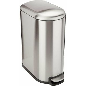 Kitchen Move Kitchen Move - Poubelle de cuisine &agrave; p&eacute;dale fuller Argent Acier inoxydable 40 l