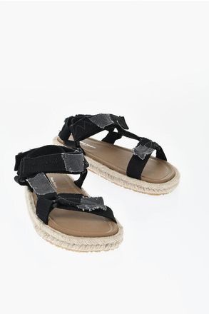 Maison Margiela MM22 Canvas-Sandalen Mit Kordelsohle Gr&ouml;&szlig;e 35