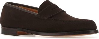 Crockett & Jones Suede Leather Loafer - Brown