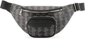 Lacoste Sac banane zipp&eacute; en jacquard