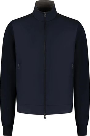 Paul & Shark veste zippée à empiècements contrastants - Bleu