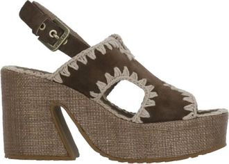 Mou Femme, Chaussures, Brun, Taille: 40 EU High Heel Sandales