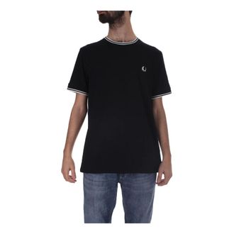 Fred Perry Kurz&auml;rmeliges T-Shirt - - Tops - Herren - Blau - S