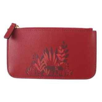 Cartier Pre-owned Panthere Leder M&uuml;nz- und Kartenetui - - Pre-owned - Herren - Rot - ONE SIZE