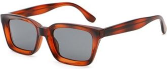 Generic Lunettes De Soleil Polaris&eacute;es &Agrave; Monture Carr&eacute;e For Hommes Et Femmes, Id&eacute;ales For La Conduite En Ext&eacute;rieur, Les F&ecirc;tes, Les Vacances &Agrave; La Plage.(Red)