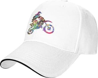 Generic Casquette De Baseball JAi des Courses De Motocross Chapeau De Sport D&eacute;contract&eacute;e Anti-Soleil Casquette Unisexe, pour Gar&ccedil;on, Hommes, Ext&eacute;rieur, 55-59c