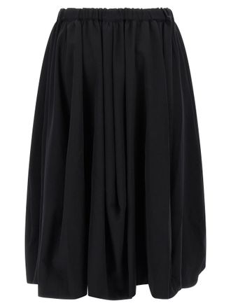 Comme Des Gar&ccedil;ons Womens Black Wool Mini Skirt
