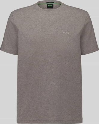 HUGO BOSS Regular Fit T-Shirt mit kleinem Logo-Schriftzug