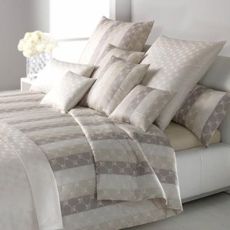 Joop Bettw&auml;sche Striped Cornflower Champagner 4502-07 1 Bettbezug 200 x 220 cm + 2 Kissenbez&uuml;ge 80 x 80 cm