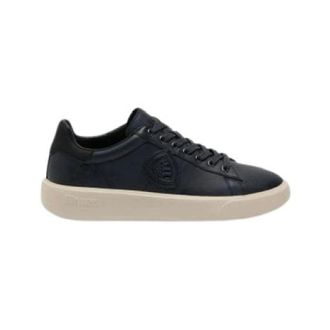 Blauer Nubuck Sneaker - - Shoes - Herren - Blau - 44 EU