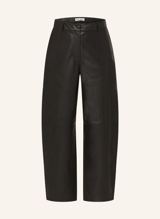 Marc O'Polo Marc Opolo Lederhose schwarz