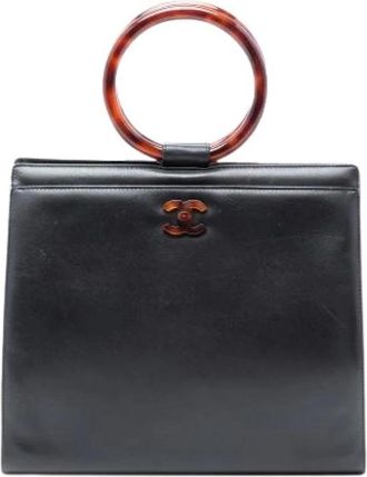 Chanel Sac &agrave; main vintage Pre-owned - Femme - Pre-owned - Noir - Taille: ONE Size