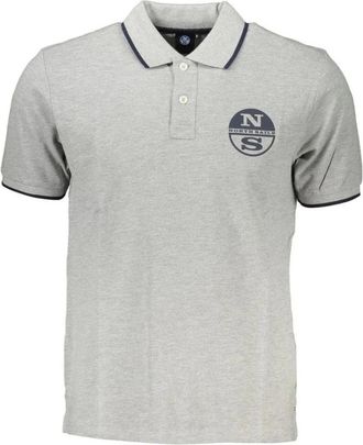 North Sails Homme, Tops, Gris, Taille: S Polo Manches Courtes