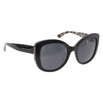 Dolce & Gabbana Lunettes de soleil en plastique Pre-owned - Femme - Pre-owned - Noir - Taille: ONE Size