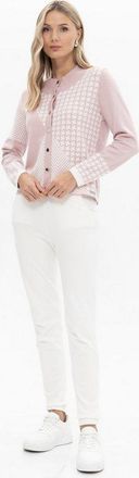 Passioni Cardigan mit abstraktem Muster