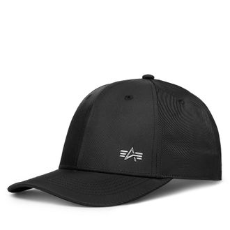 Alpha Industries Cap Alpha Industries Metal Label 156905 Schwarz