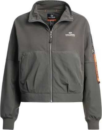 Parajumpers Femme, Sweatshirts et sweats &agrave; capuche, Beige, Taille: 40 FR Sweat Jadie &agrave; Fermeture &Eacute;clair Int&eacute;grale