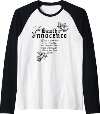 Trendy Apparel Cherubs Grace is Not Given to The Worthy Raglan