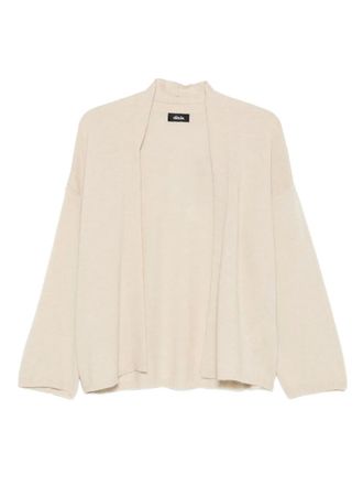 Dixie cardigan crop à design côtelé - Tons neutres