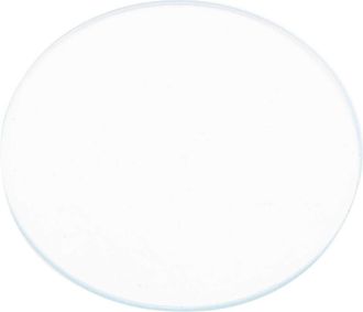 Brrnoo 5 St&uuml;ck Ersatzglas rund flach ca. 1 mm dick f&uuml;r 37/38/39 mm Uhren mit Wechselwerkzeug