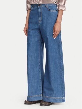 Max Mara Jeans Vega 2625186021 Blau Wide Leg