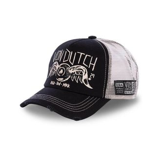 Von Dutch Casquette Trucker Filet Crew Noir