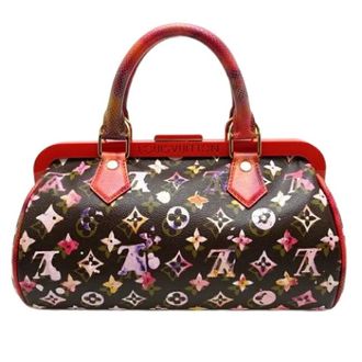 Louis Vuitton Sac &agrave; main en toile Pre-owned - Femme - Pre-owned - Rouge - Taille: ONE Size