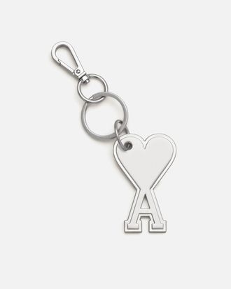 Ami Ami Paris - Porte-Cl&eacute;s Argent&eacute; Ami De Coeur en M&eacute;tal Argent - TU - Unisex