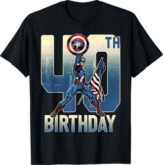 MARVEL Captain America 40th Birthday T-Shirt