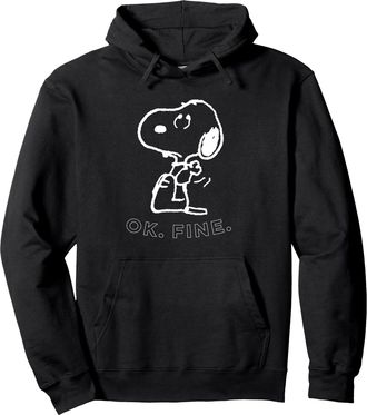 Peanuts Front/Backside: Snoopy Ok Fine Whatever Pullover Hoodie