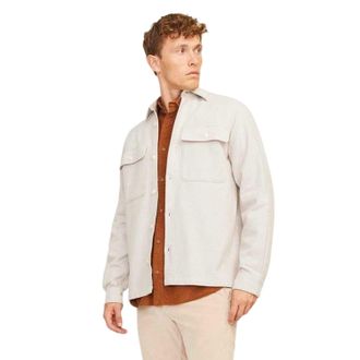 Jack & Jones Jack And Jones - Hemdjacke f&uuml;r Herren, Brusttasche (Sommer Sandgelb)
