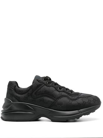 Gucci baskets Rhyton &agrave; lacets - Noir