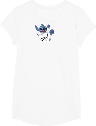 Disney Lilo & Stitch Karate Kick Black Belt Cute Logo T-Shirt