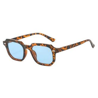 Generic Lunettes De Soleil Carr&eacute;es For Hommes Et Femmes, Id&eacute;ales For Les Vacances, La Conduite D&eacute;placements Quotidiens(Blue)