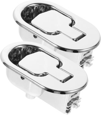 Cabilock 2 Stück Ersatzgriff für Recliner Sofa und Sessel Kunststoff Elektropoliert Langlebiger Sofa ersatzgriff Kompatibel mit Liegesessel und Büromöbeln Einf