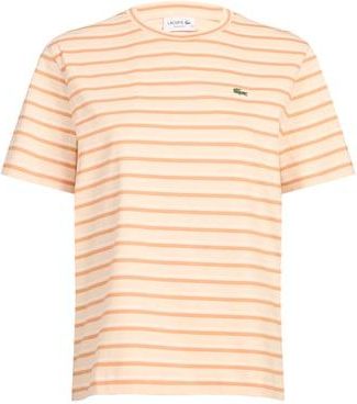 Lacoste T-shirt &agrave; rayures en coton