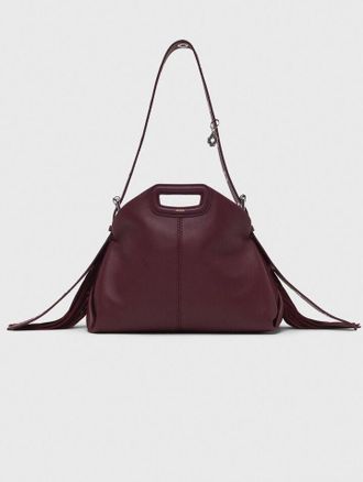 Maje Tasche Miss M Aus Glattleder - Weinrot - Maje