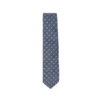 Barba Krawatte mit geometrischem Muster - - Accessories - Herren - Blau - ONE SIZE