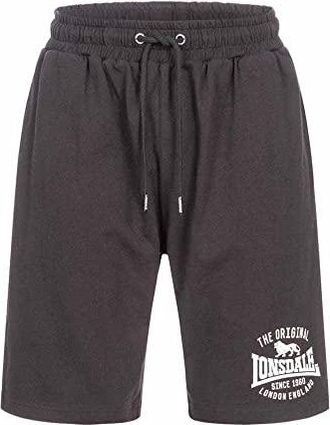 Lonsdale Traprain Shorts, Noir/Blanc, XXXL Homme 117437