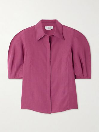 Gabriela Hearst Chemise En Lin Sansi - Violet