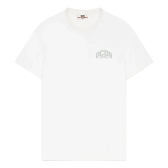 GCDS Gcds, Homme, Tops, Blanc, Taille: S T-shirt Logo Lounge