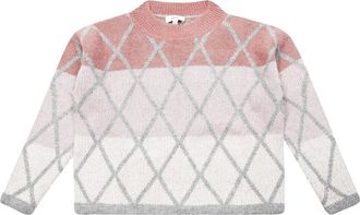 Dixie Femme, Pulls, Rose, Taille: 46 FR Maglia a losanghe