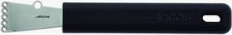 Arcos R&acirc;pe &agrave; Zeste Acier Inoxydable 40 mm - Manche Ergonomique Noir - Outil de Cuisine Polyvalent pour Agrumes et Plus